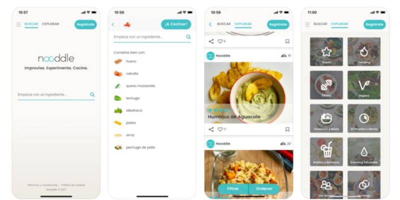 Nooddle, una aplicación diseñada para ayudarte a cocinar